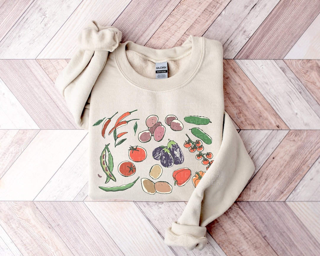 Garden Vegetables Sweatshirt Gift for Gardener Garden Lover Gift Farmer ...