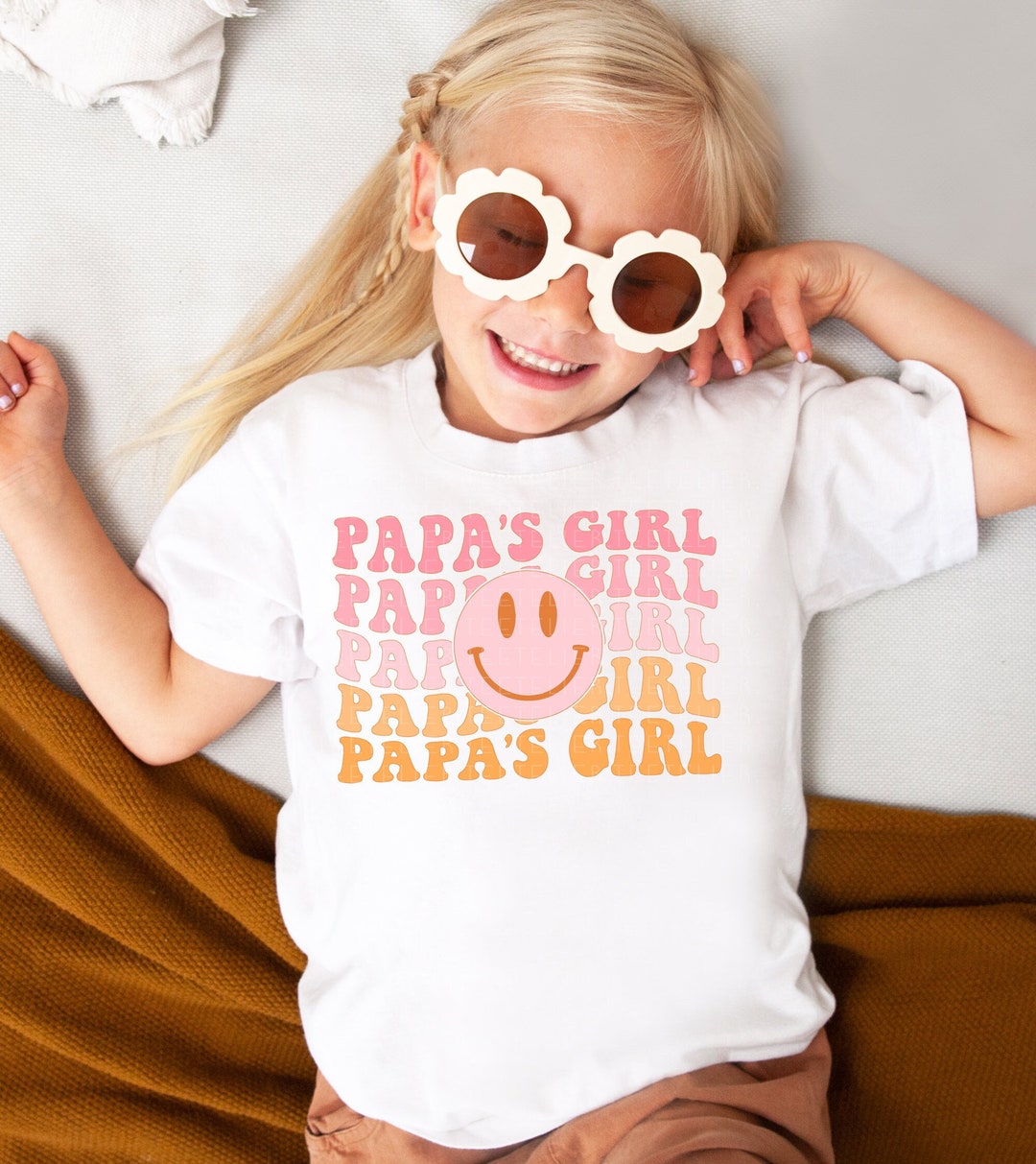 Papa's Girl T-shirt Papas Girl Shirt Announcement Shirt Pregnancy ...
