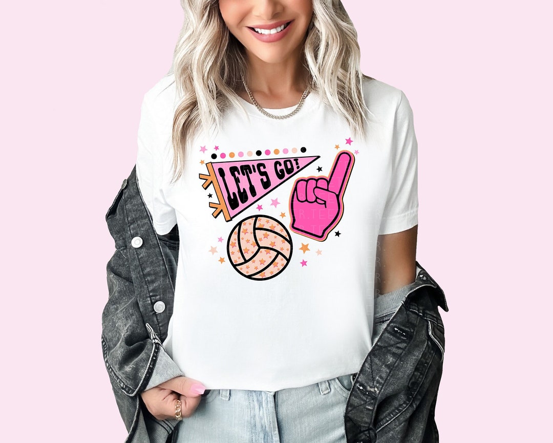 Volleyball Shirt Preppy Volleyball Season Tshirt Cute Volleyball Tee ...