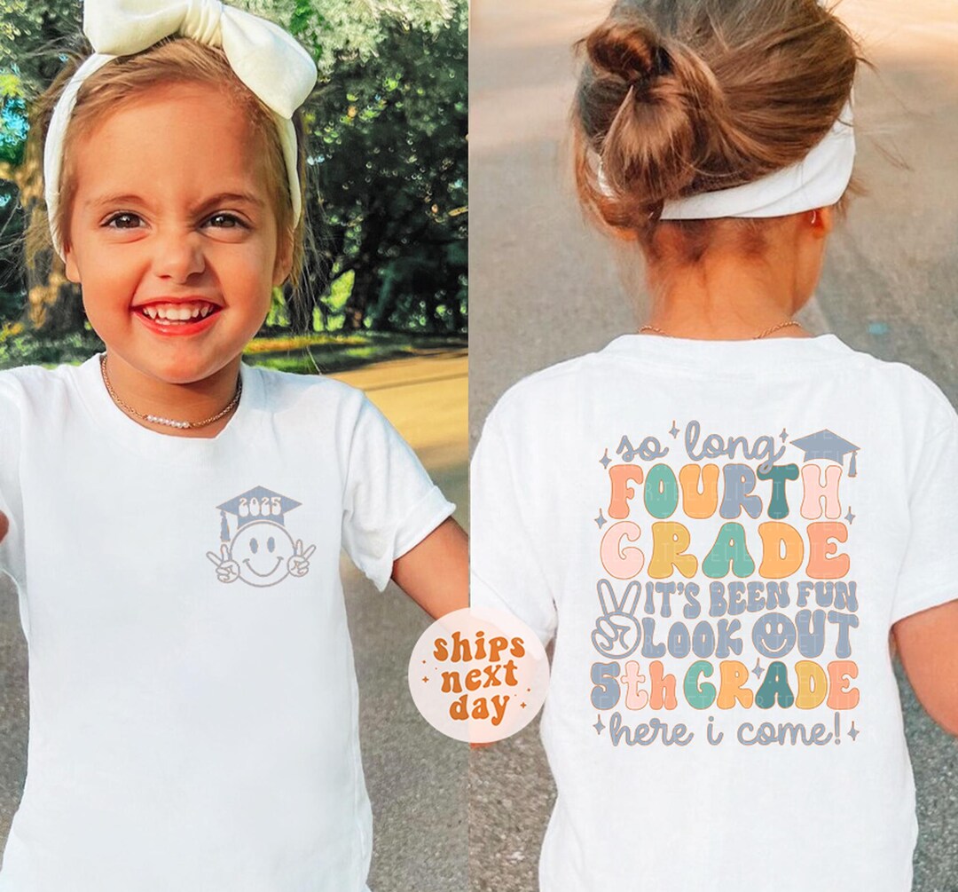 Last Day of 4th Grade Shirt Last Day of School Shirt Fourth Grade ...