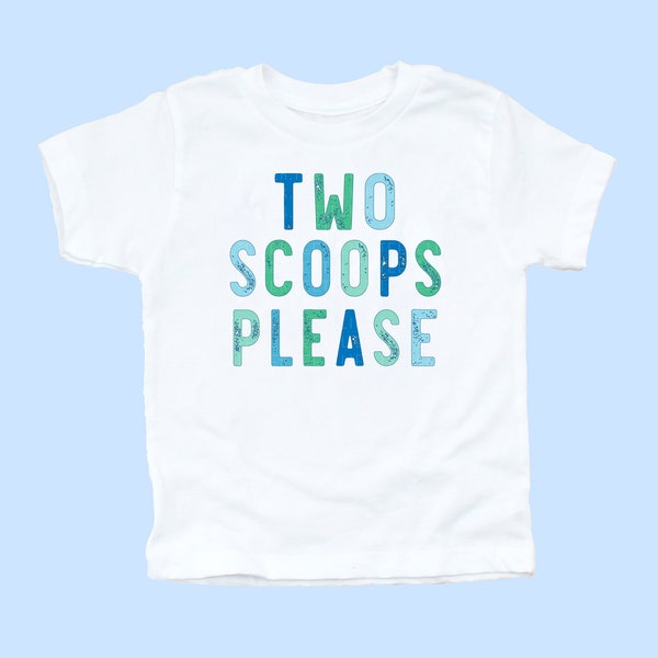 Two Scoops Ice Cream - Etsy