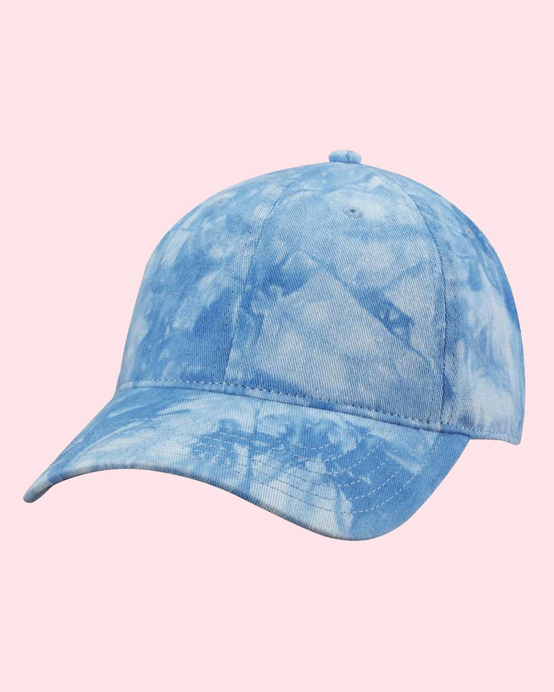 Light Blue Tie Dyed Baseball Cap, Baseball Hat, Mom Mama Hat Tie-dyed ...