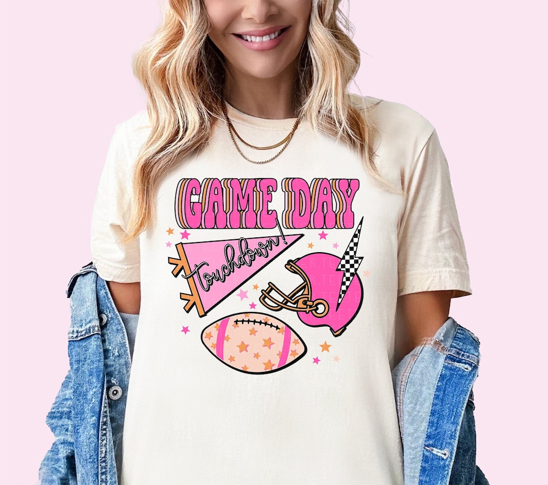 Football Shirt Preppy Football Season Tshirt Game Day Shirt Cute ...