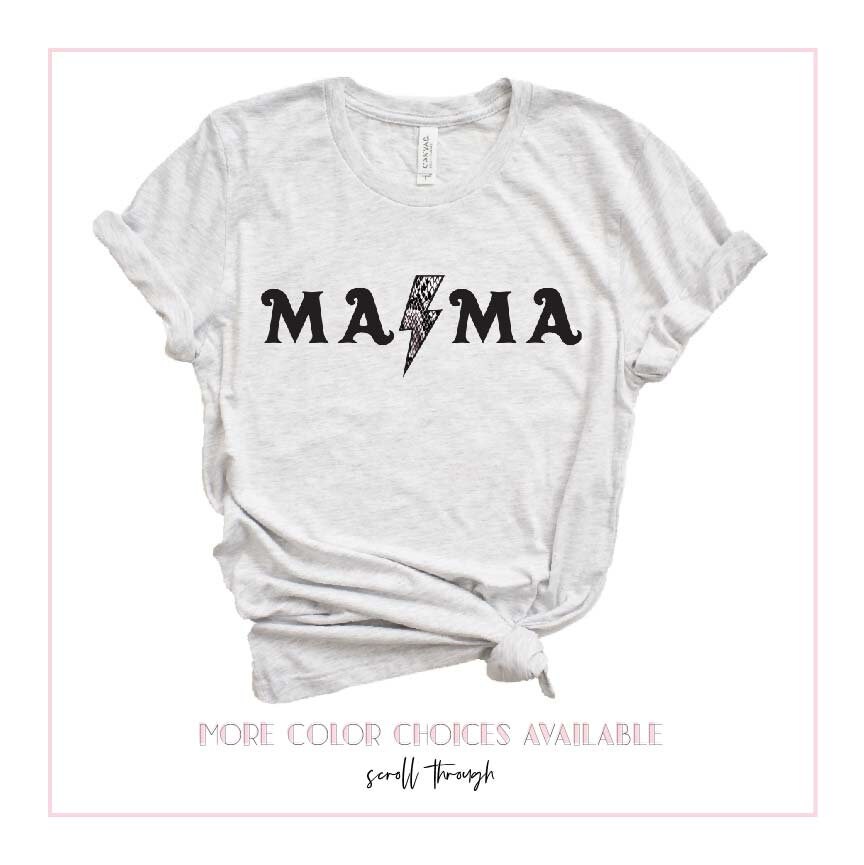 Mama Rocker Shirt Mama T-Shirt Edgy Mom Mothers Day Gift | Etsy