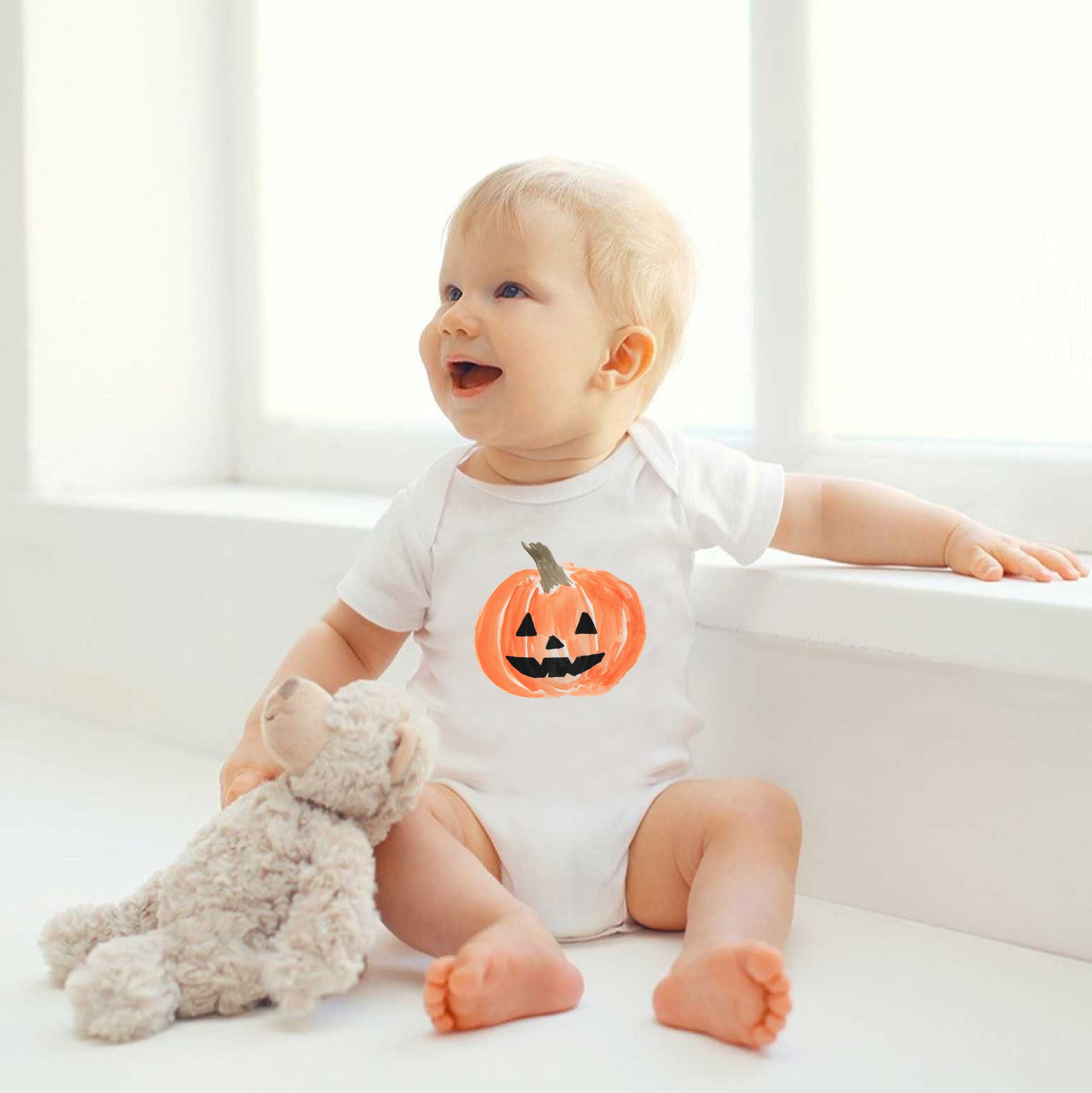Pumpkin Baby Bodysuit Short Sleeve Long Sleeve Fall Baby - Etsy