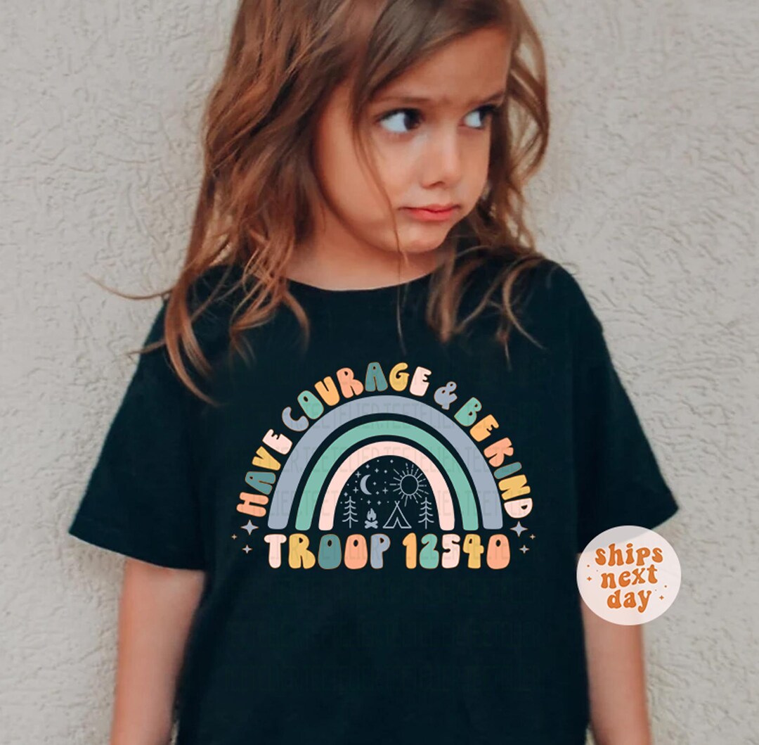 Camping T-shirt Camp Shirt Troop Shirt Girls Camping Group Tee Girls ...