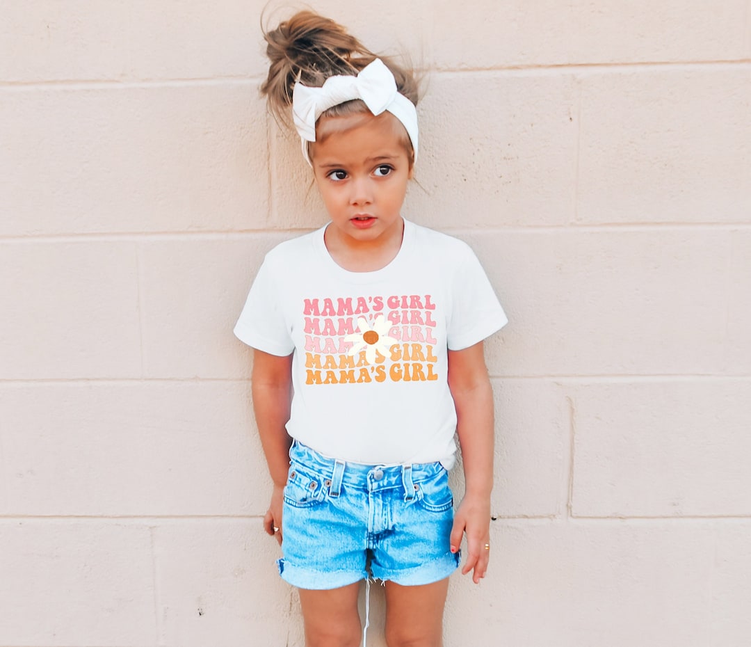 Mama's Girl T-shirt Mamas Girl Shirt Announcement Shirt - Etsy