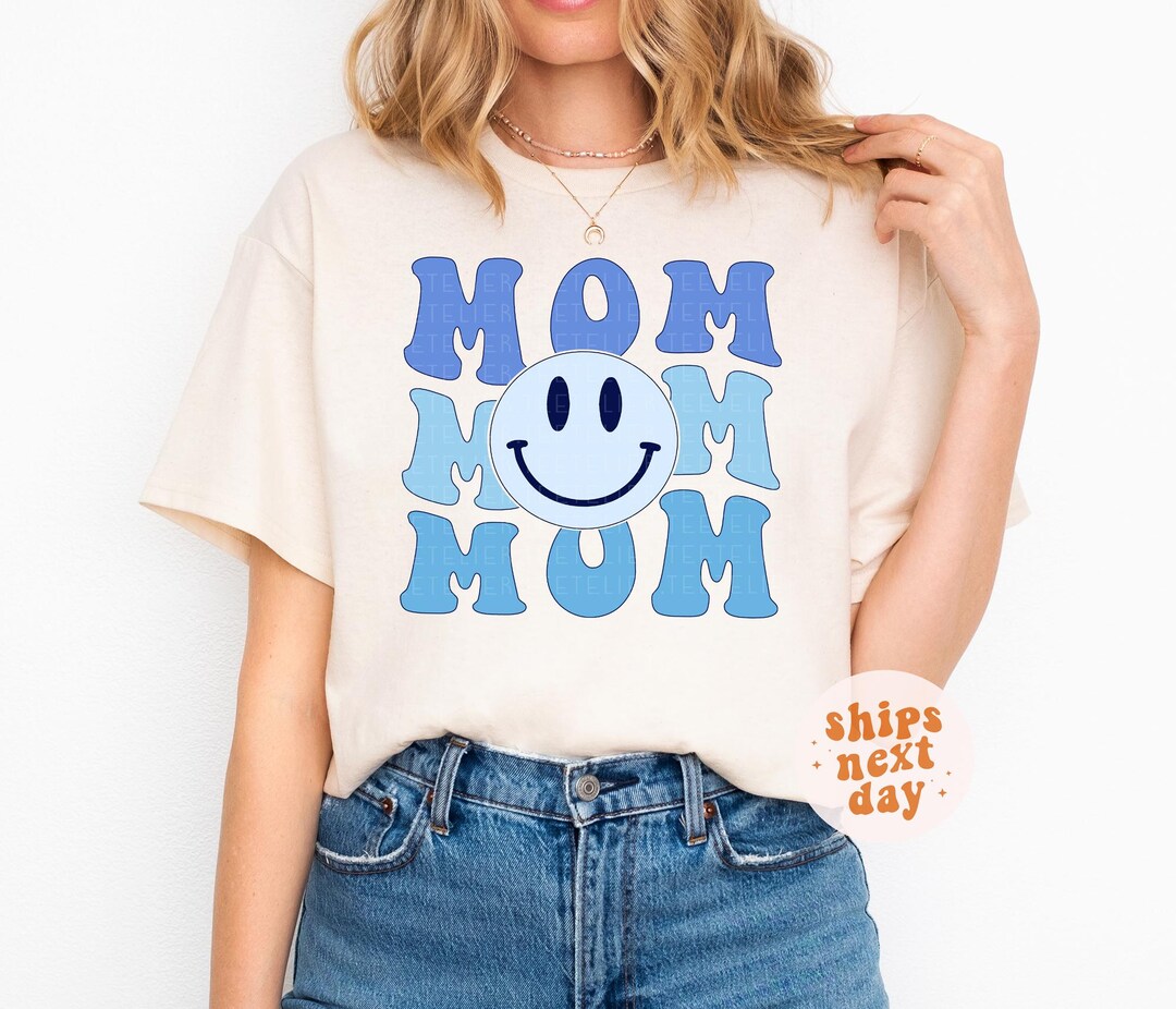 Mom Shirt Groovy Mom Tee Matching Mom Shirts Cute Mom T-shirts Trendy ...