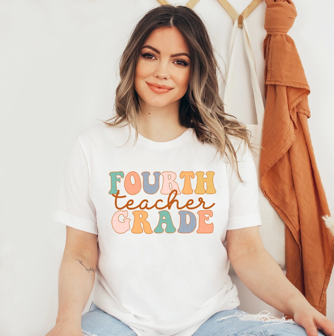 Fourth Grade Teacher Shirt Retro 4th Grade Team Shirts First Day of ...