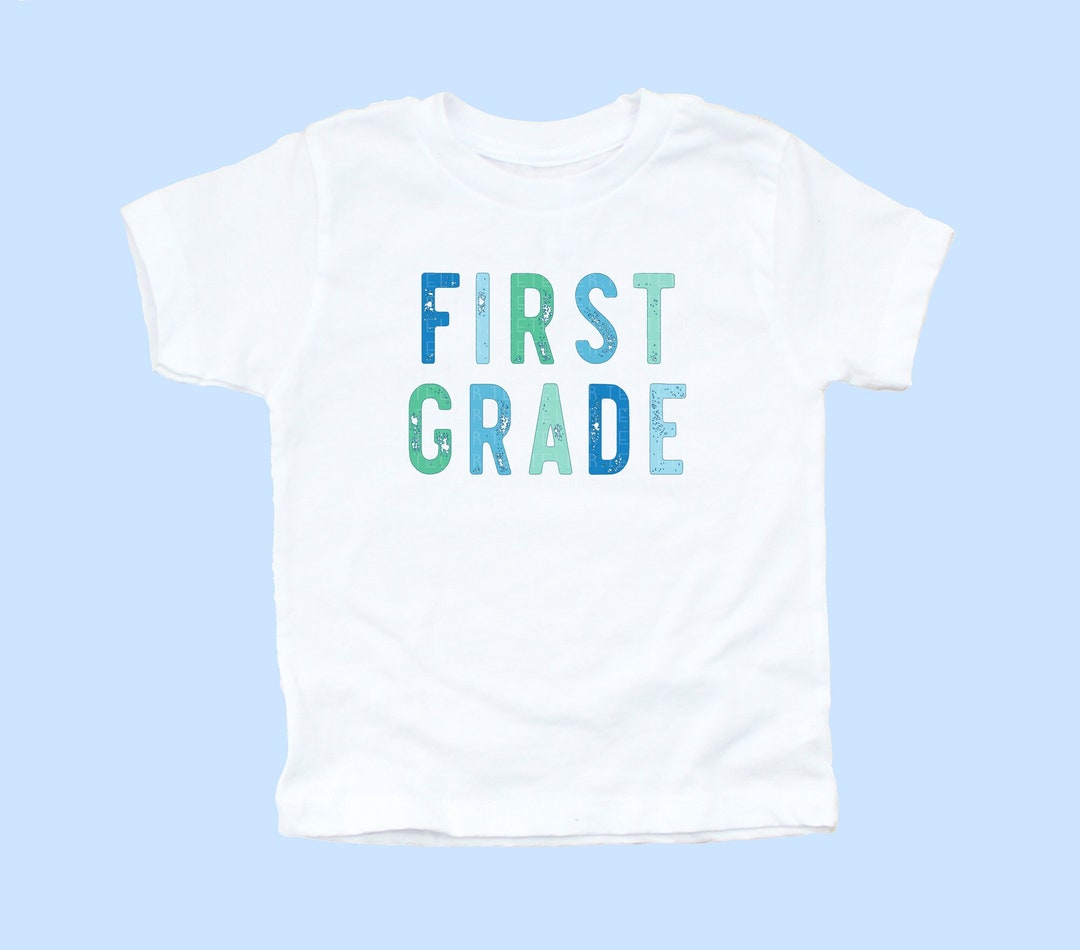 First Grade Shirt First Day of First Grade Back to School Shirts Hello ...
