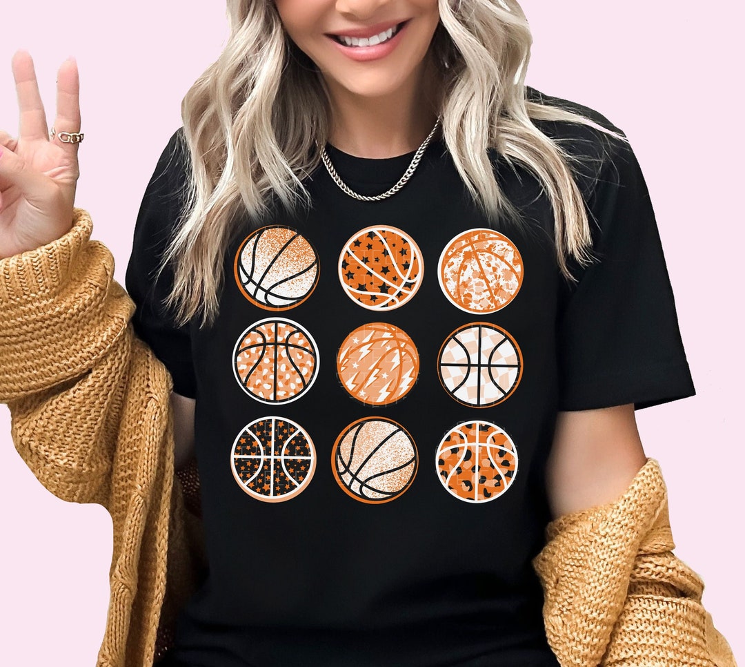 Basketball Shirt Basketballs Tee Game Day Shirt Basketball Tshirt ...
