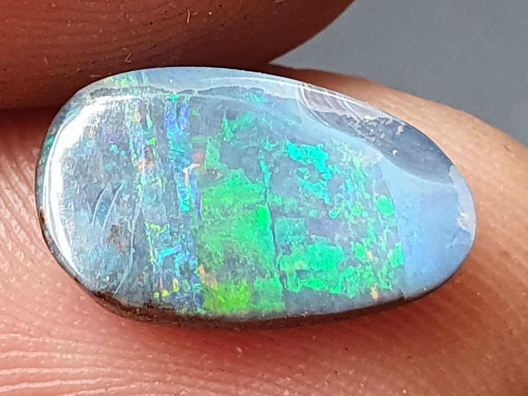 2.4ct Australian Opal- Boulder Opal- Natural Solid Opal- Queensland ...