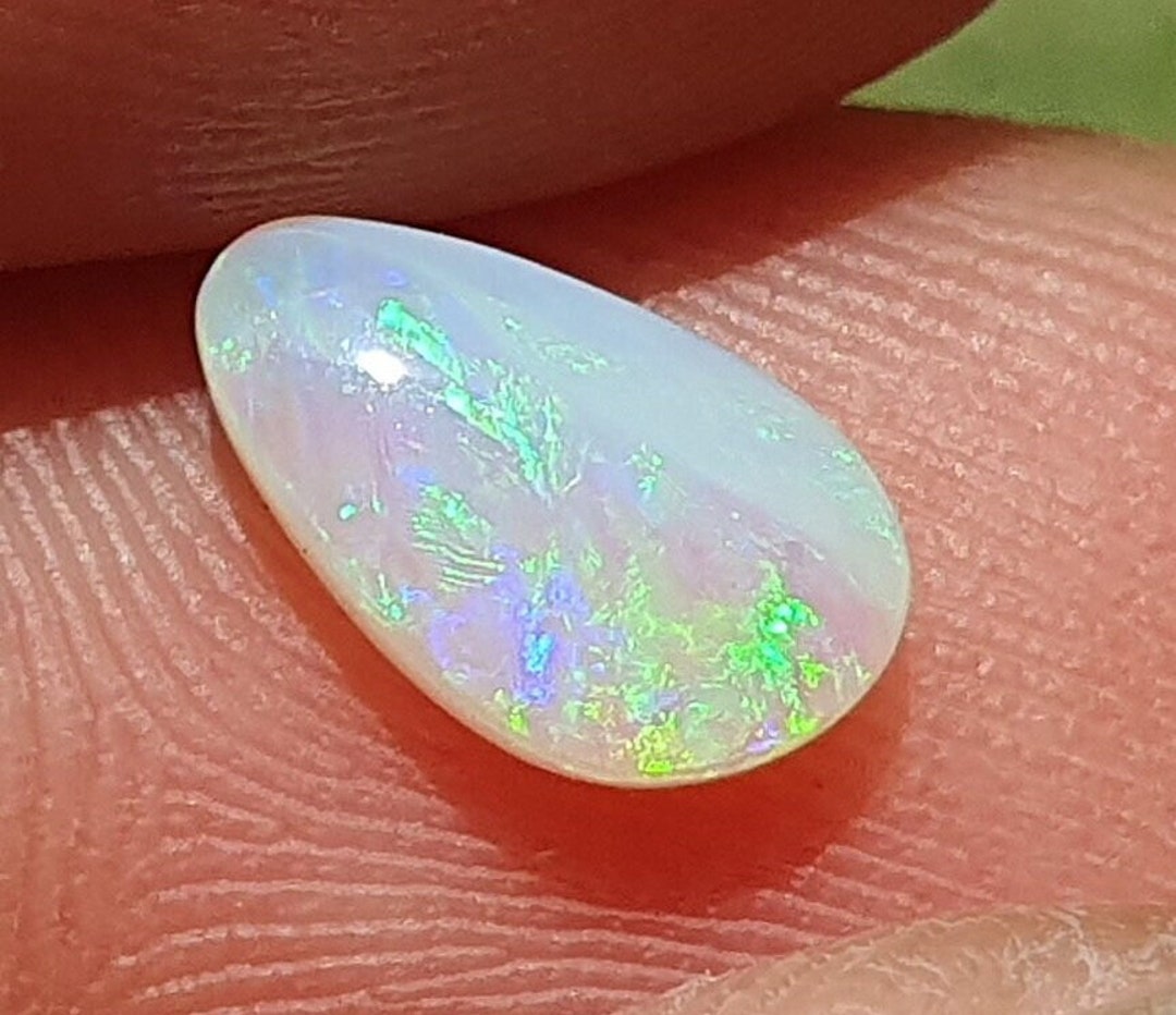 0.75ct Australian Opal- Light Opal- Natural Solid Opal- Lightning Ridge ...