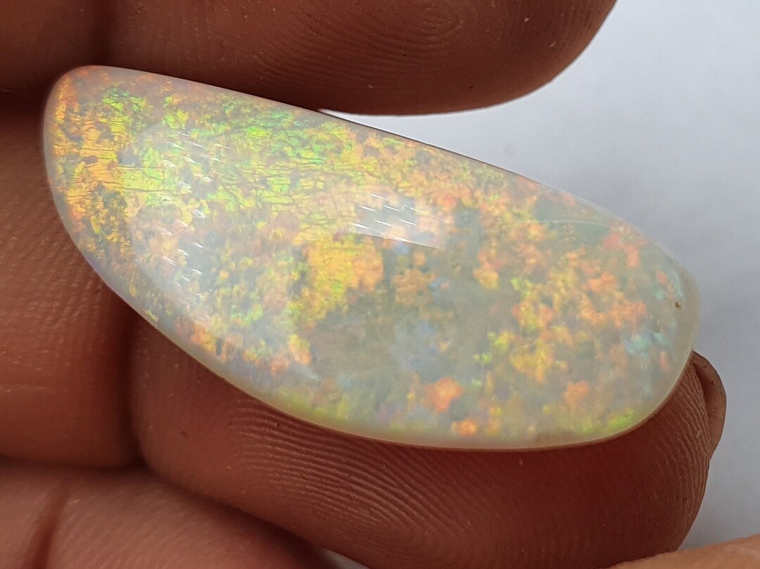 9.5ct Australian Opal- White Opal- Natural Opal-solid Opal-mintabie ...