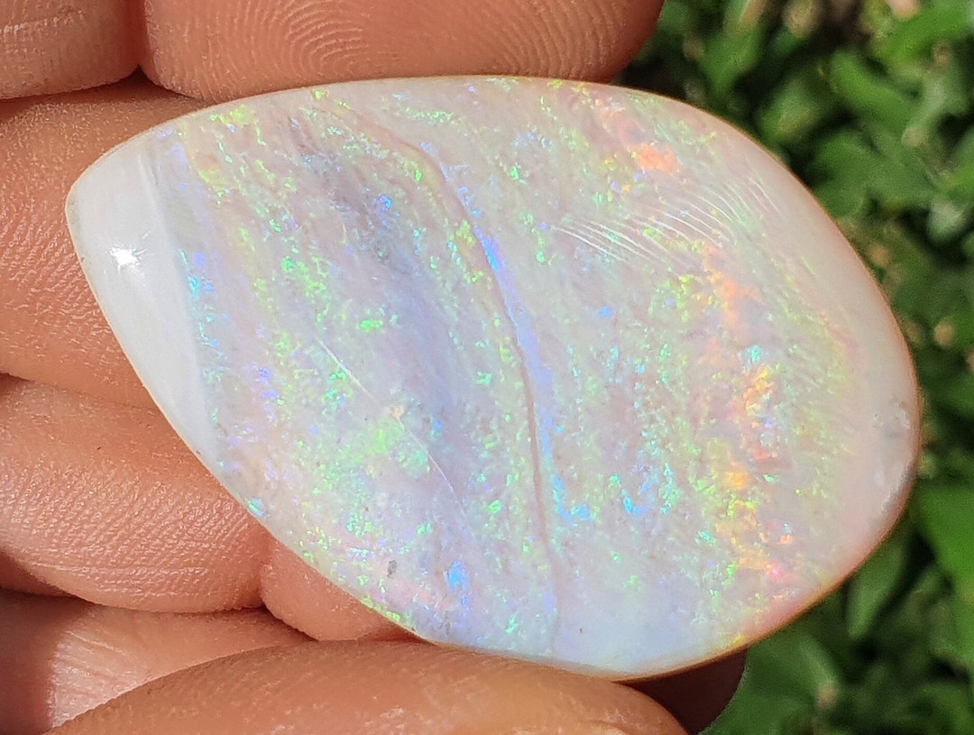46.9ct Australian Opal- White Opal- Natural Solid Opal- Coober Pedy ...