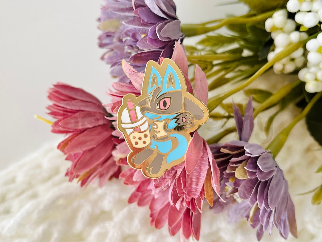 Lucario Boba | Hard Enamel Pin - Etsy