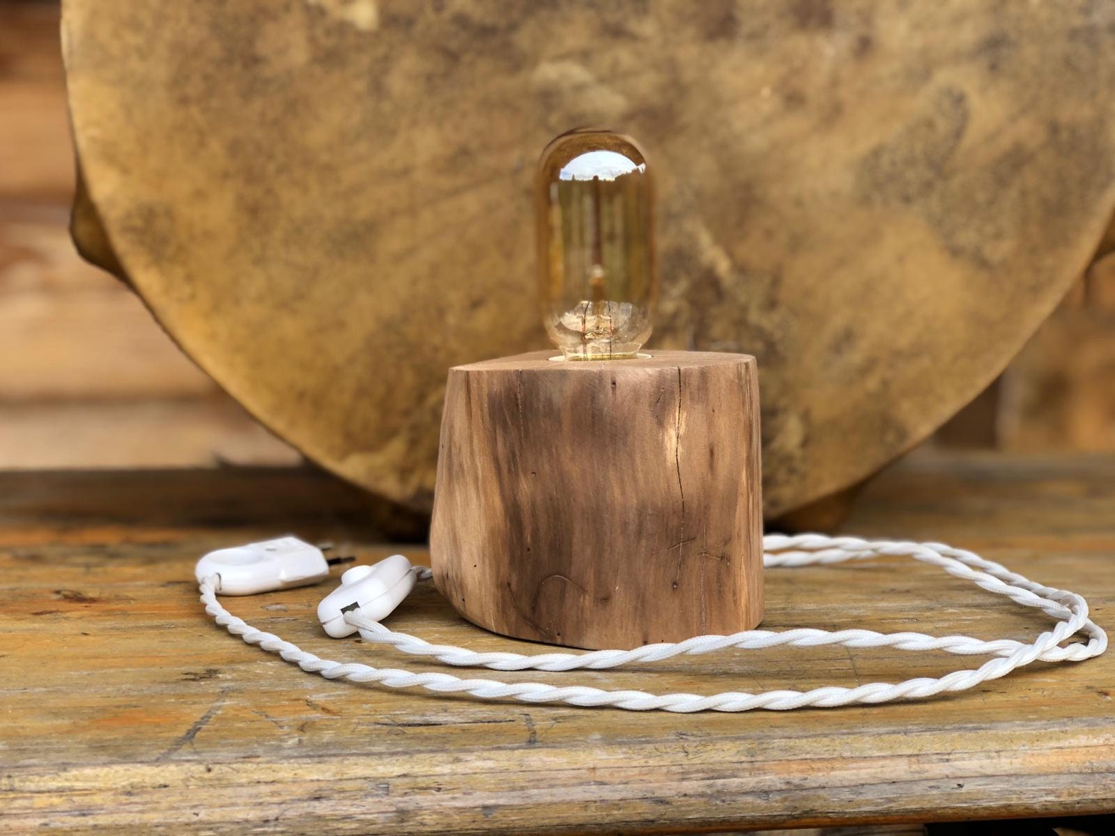 Pear Log Lamp - Etsy
