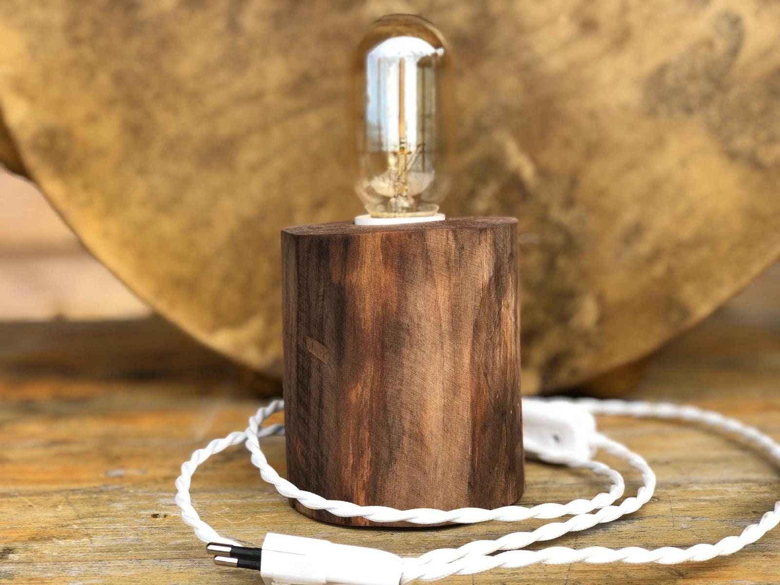 Pear Log Lamp - Etsy