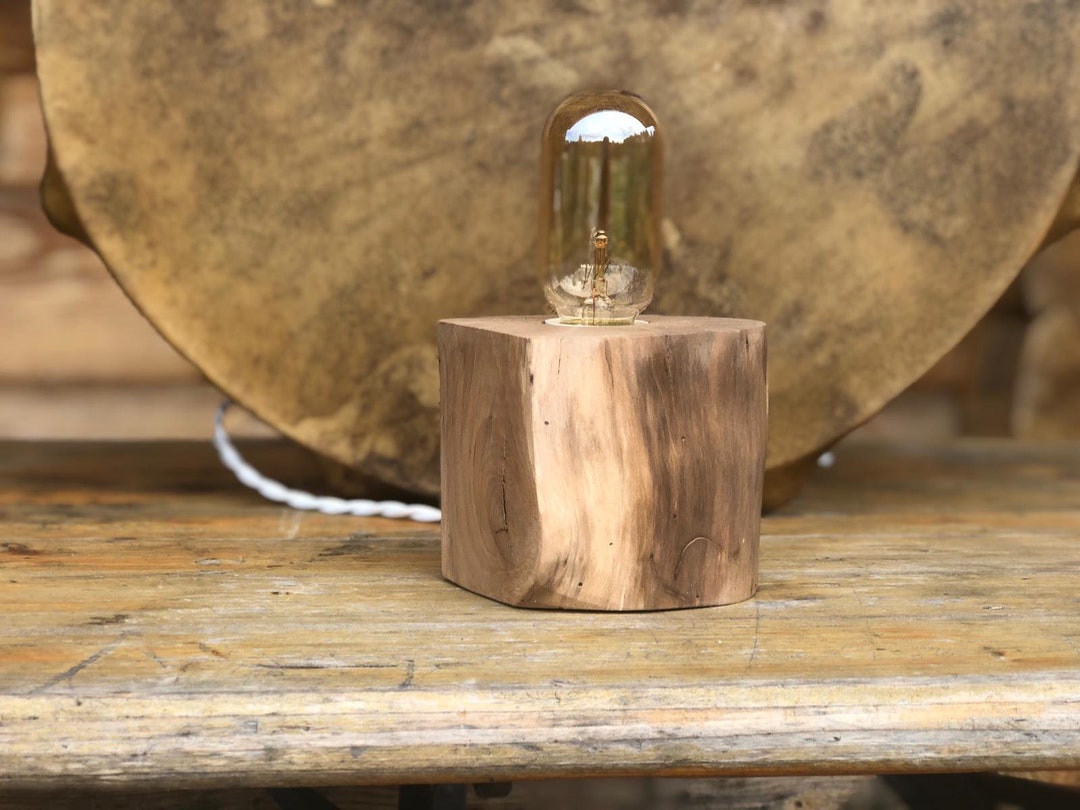 Pear Log Lamp - Etsy