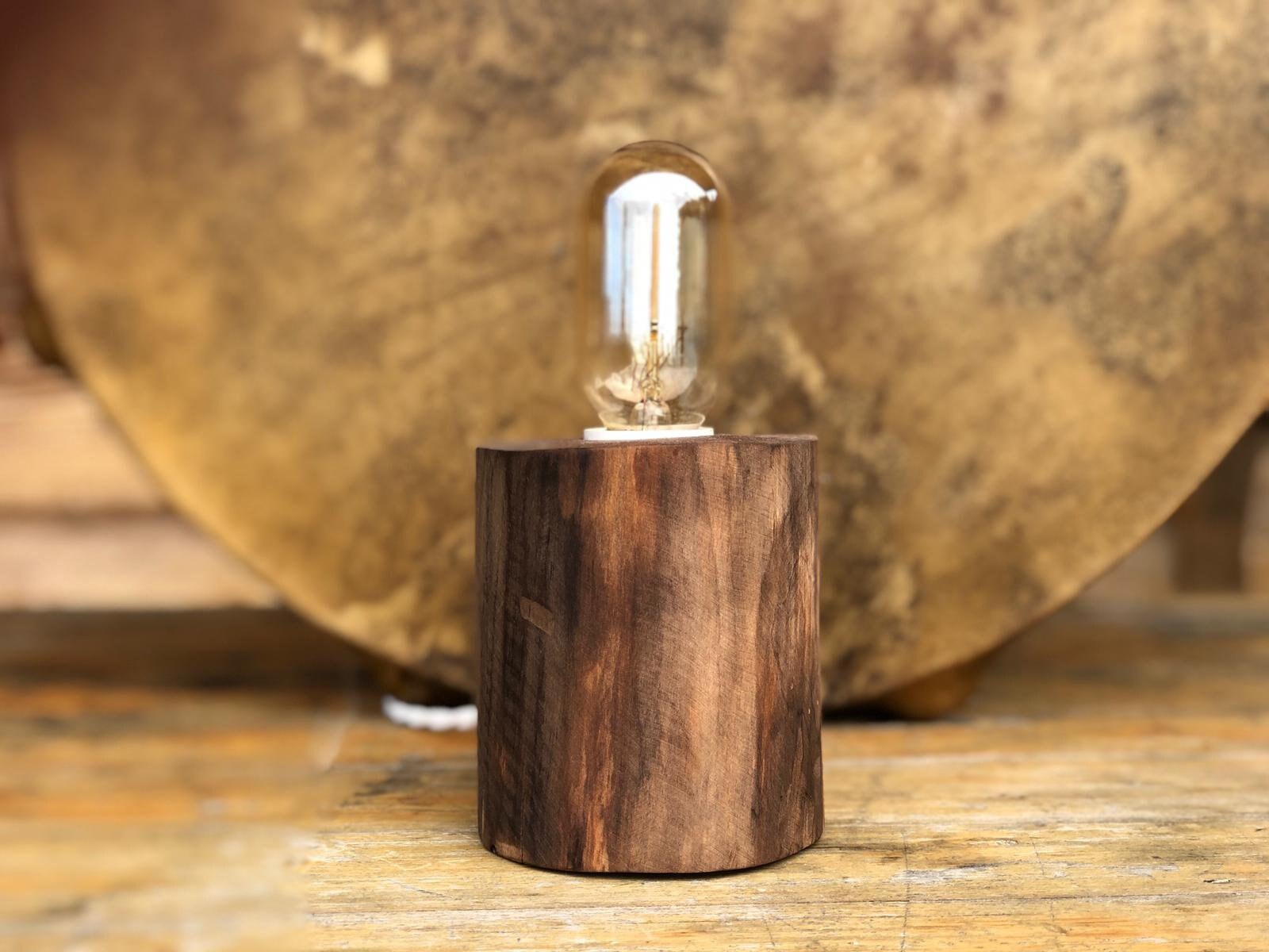 Pear Log Lamp - Etsy