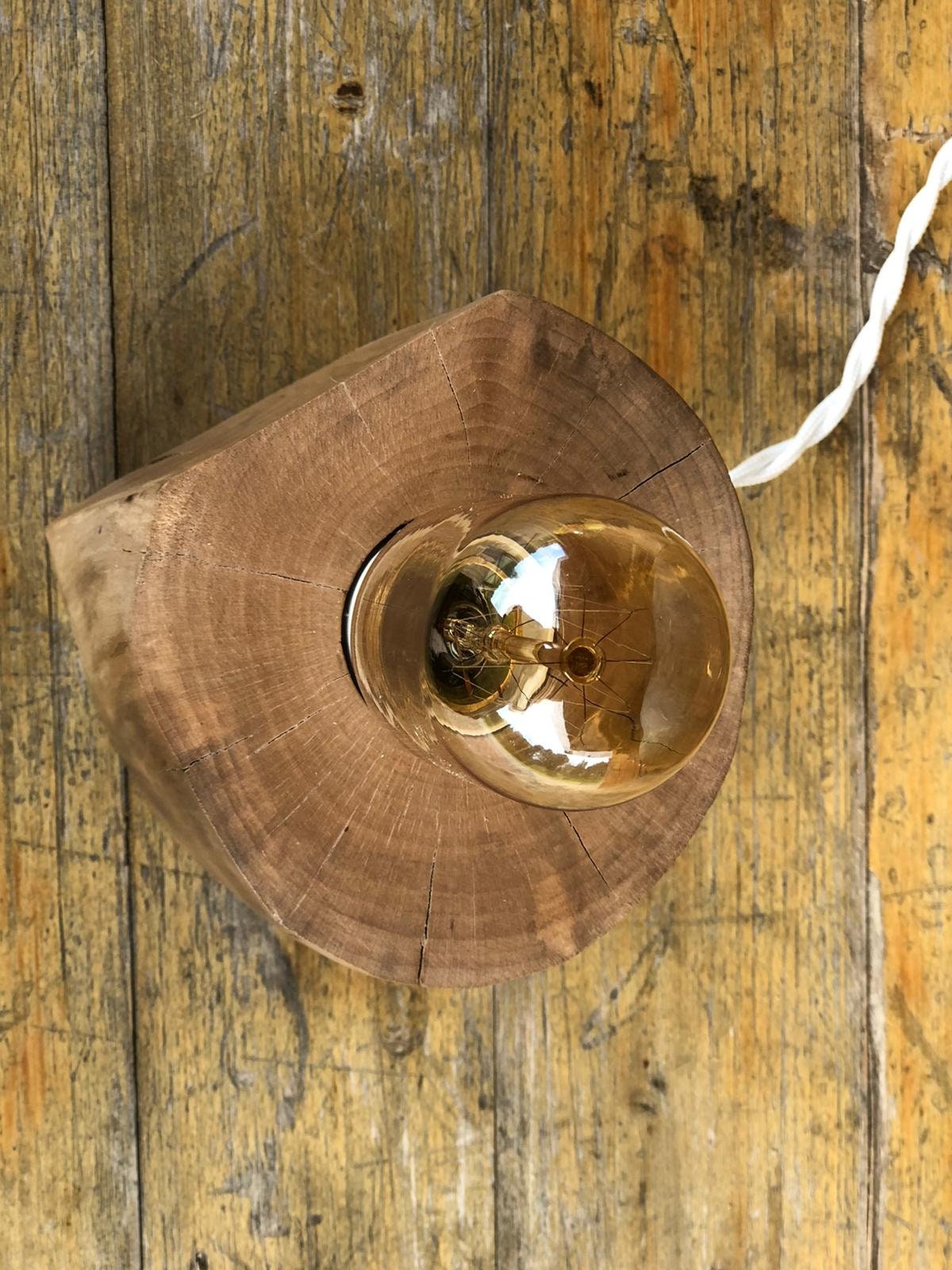 Pear Log Lamp - Etsy