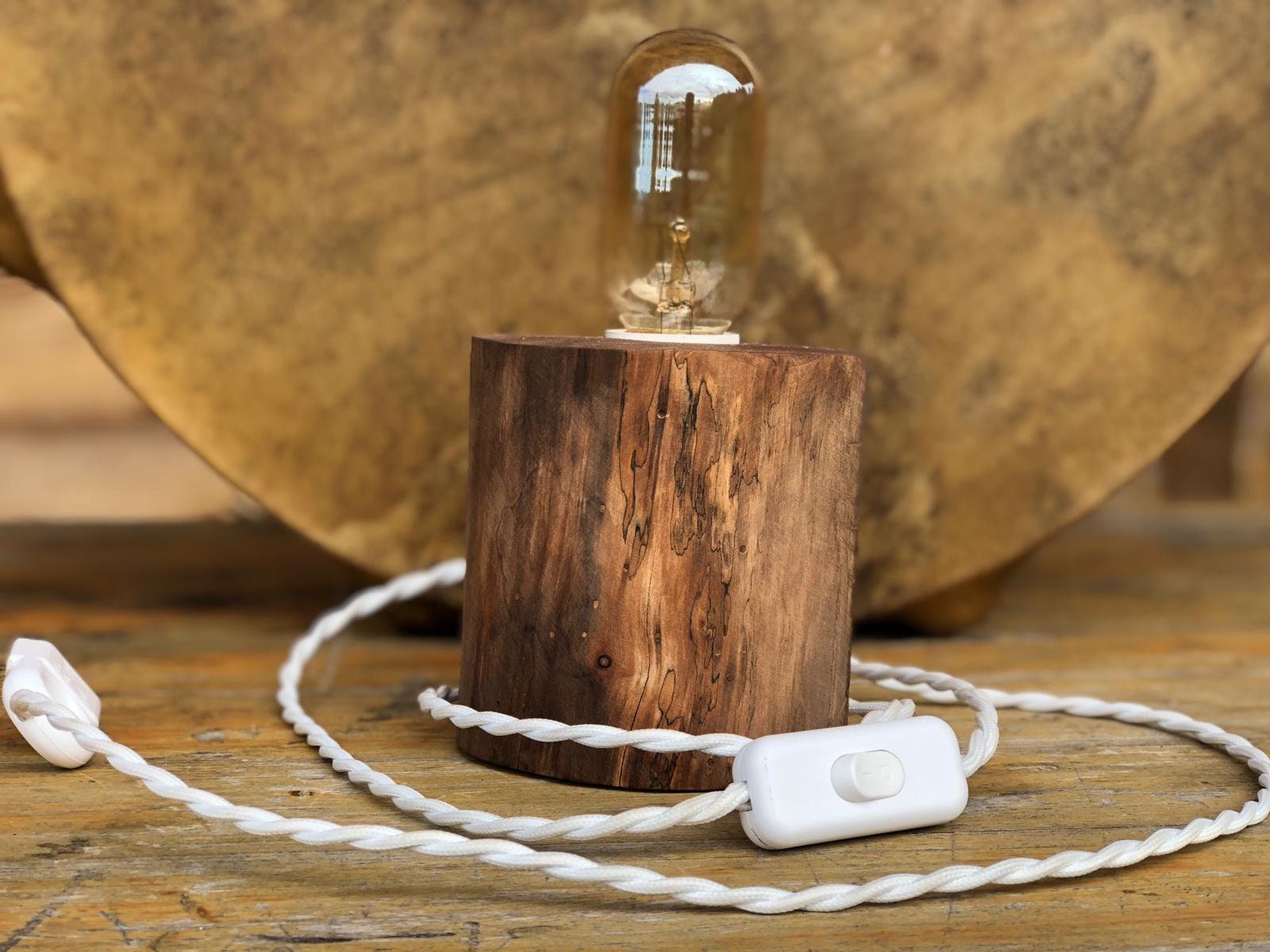 Pear Log Lamp - Etsy