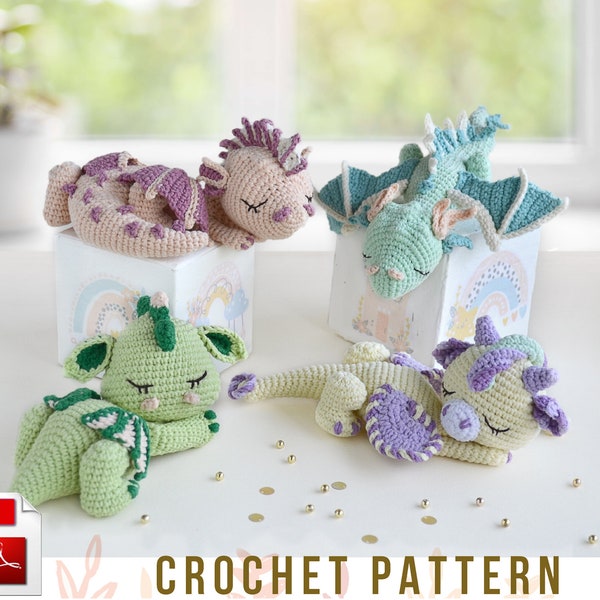 Crochet Dragon - Etsy