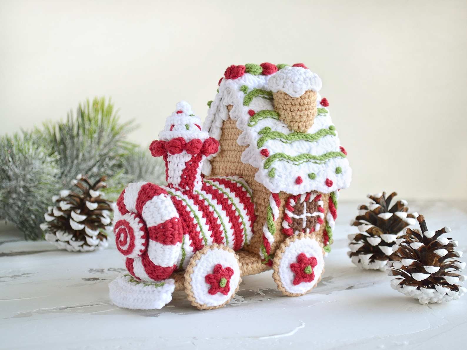 Christmas Amigurumi Pattern Gingerbread Train Engine - Etsy