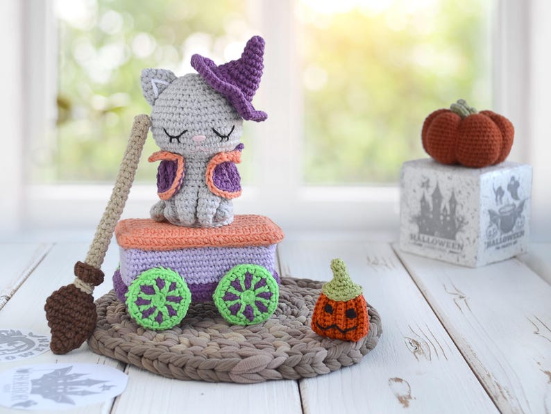 Halloween Crochet Pattern: Haunted House Train, PDF, Eng/fra - Etsy