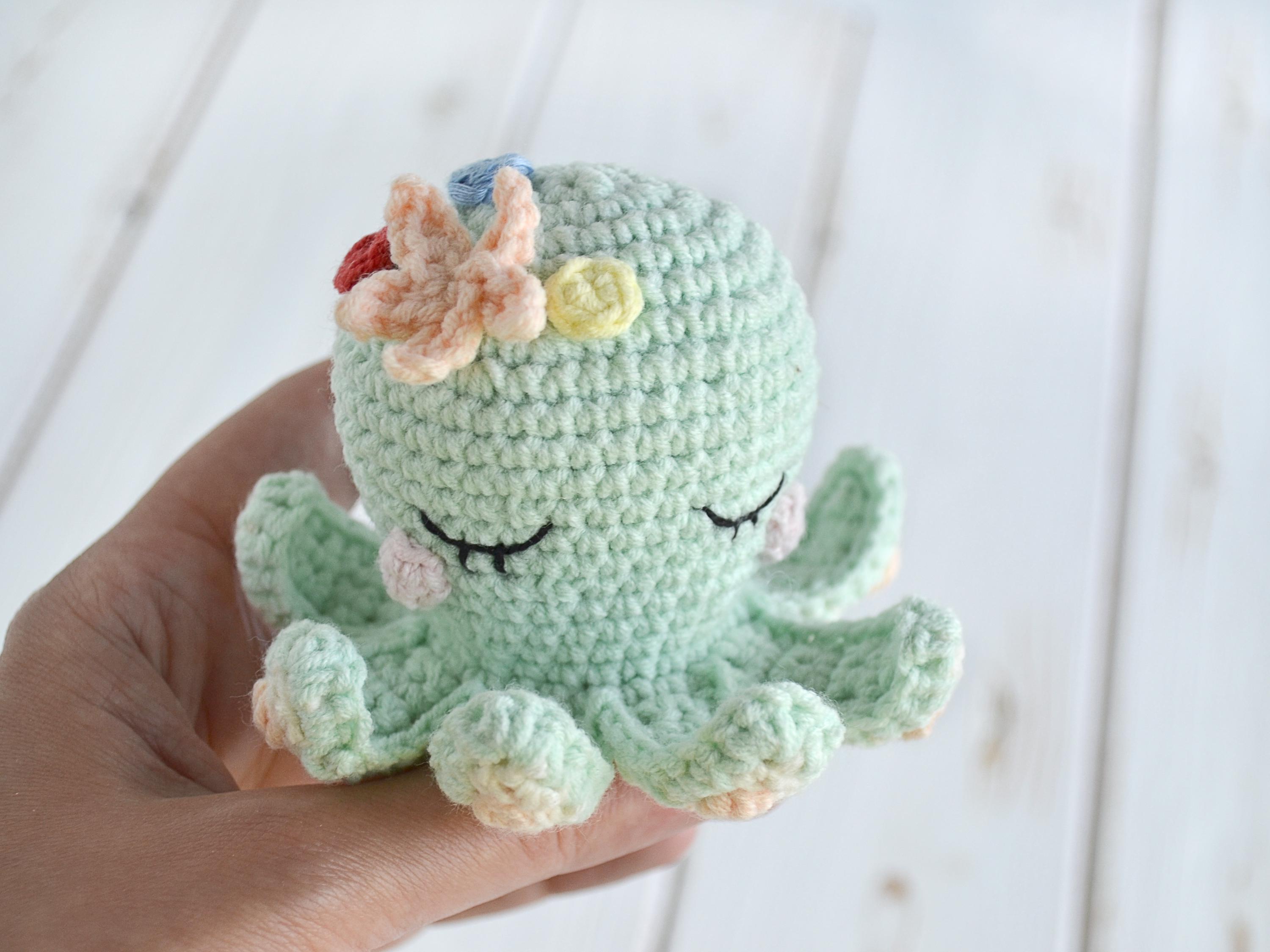 Crochet Sea Animals Amigurumi Pattern: Shark, Whale, Octopus on Coral ...