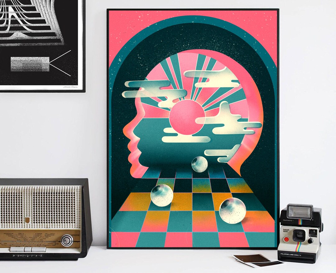 WATCHING / WAITING Illustration Poster High Quality Giclee Print - Etsy