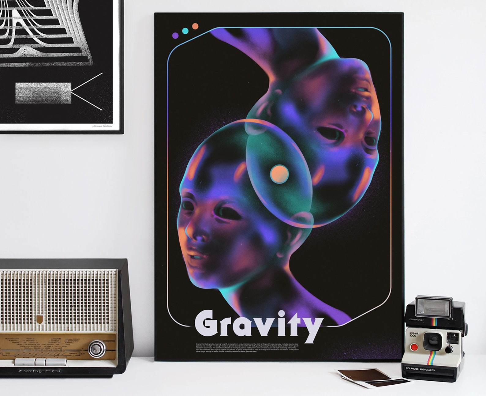 GRAVITY Illustration Poster High Quality Giclee Print - Etsy