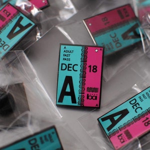 San Francisco SFMTA Muni Fast Pass Pin - Etsy