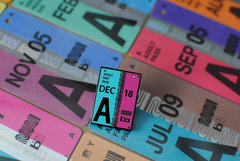 San Francisco SFMTA Muni Fast Pass Pin - Etsy