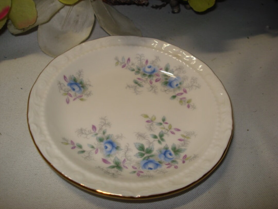 Royal Albert Blue Blossom Cake Plate in Beautiful Condition, Including ...