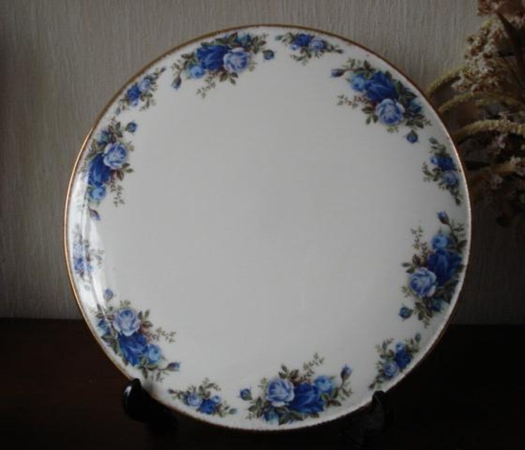 Royal Albert Moonlight Rose Cake / Gateau Platter - Etsy