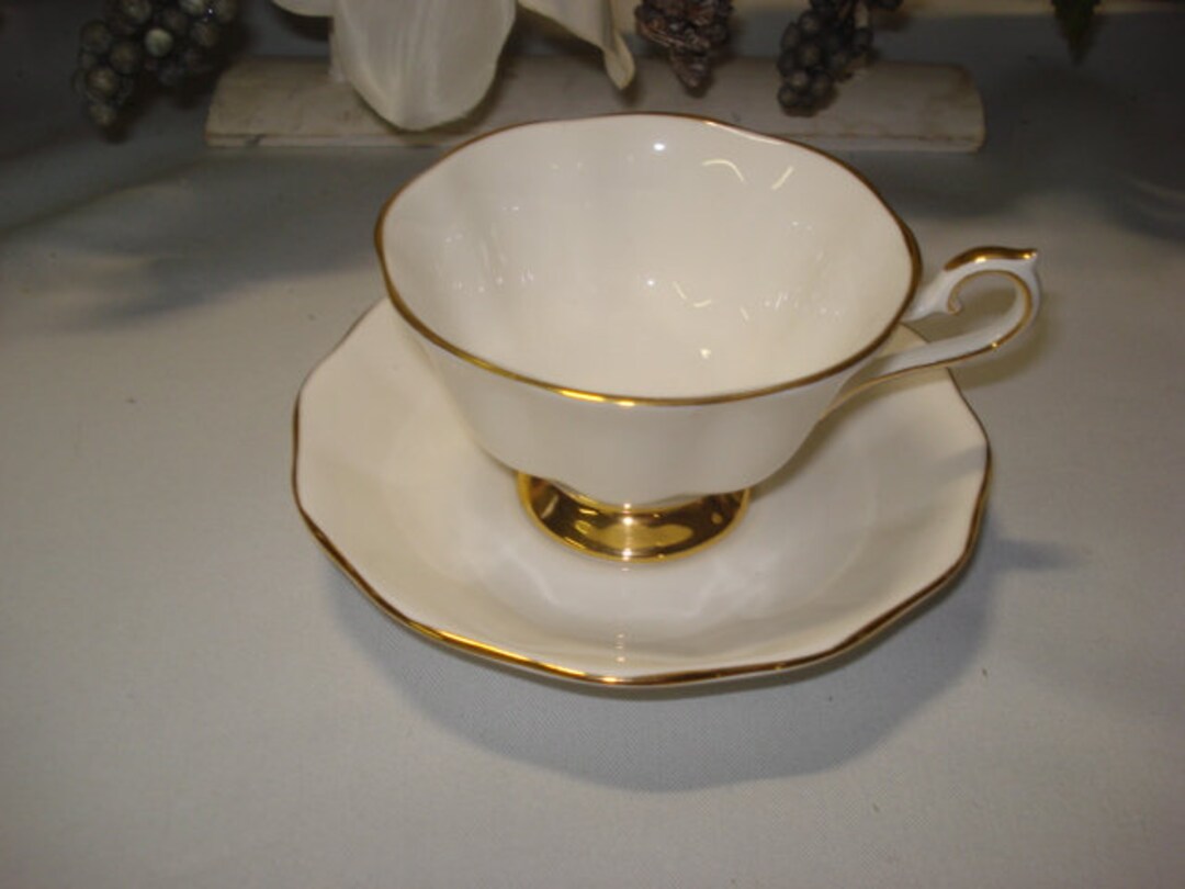 Royal Albert Val D'or Avon Teacup and Saucer in Beautiful, Intact ...