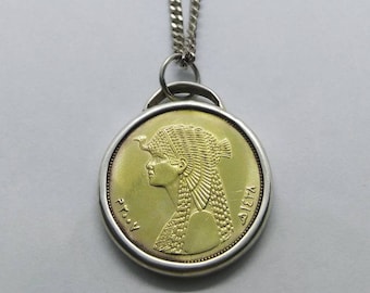 Handmade Vintage Coin Ring Egyptian Cleopatra Coin Sterling | Etsy