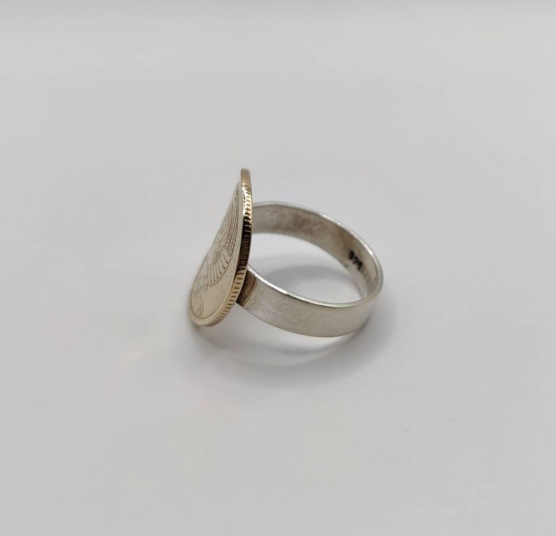 Handmade Vintage Coin Ring, Soviet Union Coin Sterling Silver Ring - Etsy