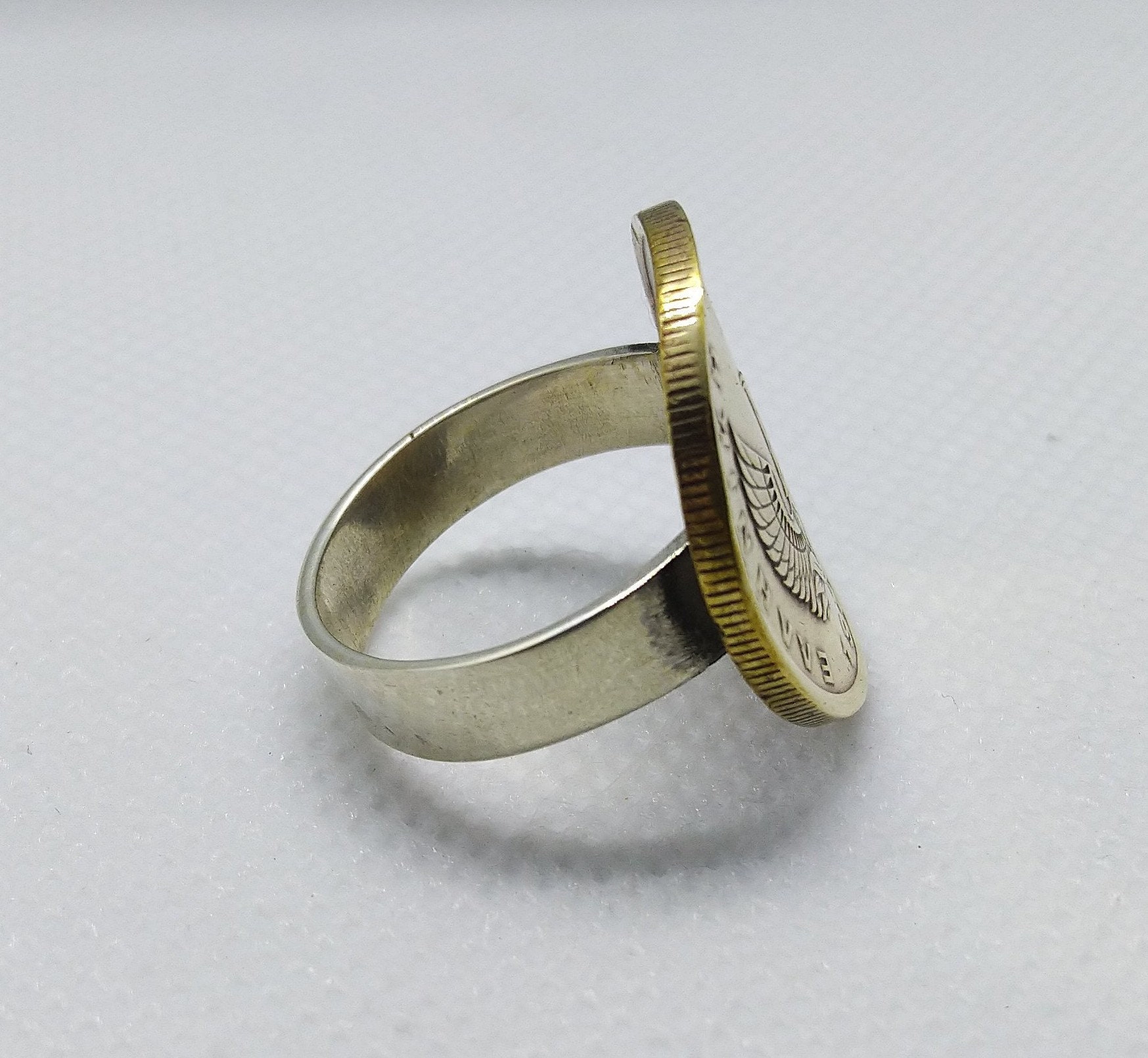 Handmade Vintage Coin Ring Greek Drachma Phoenix Coin | Etsy