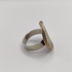 Handmade Vintage Coin Ring, Egyptian Cleopatra Coin Sterling Silver ...