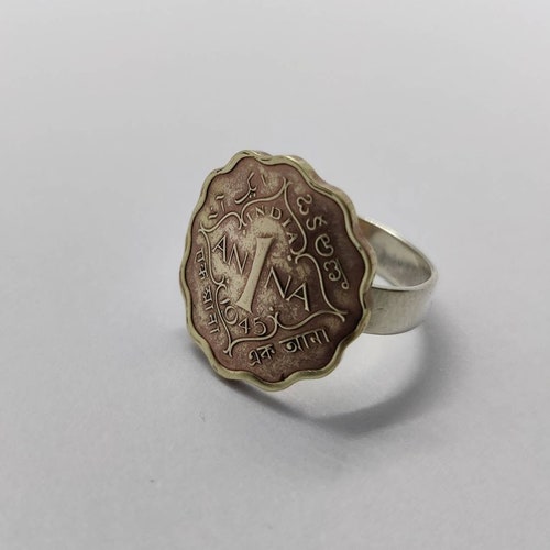 Handmade Vintage Coin Ring Egyptian Cleopatra Coin Sterling - Etsy