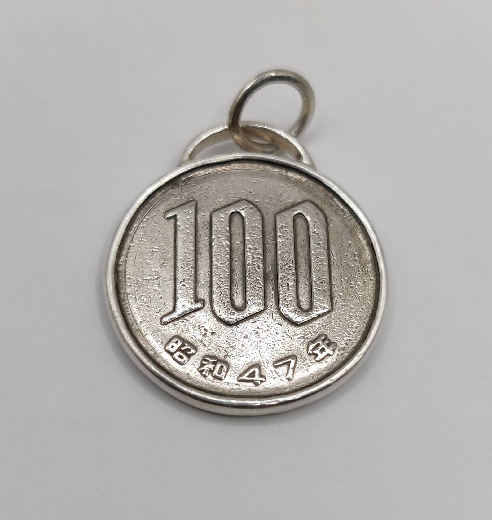 Handmade Vintage Coin Pendant Japanese Cherry Blossom Coin | Etsy