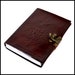 Nautical-retro Embossed Leather Journal brown 5 X 7 Inches - Etsy
