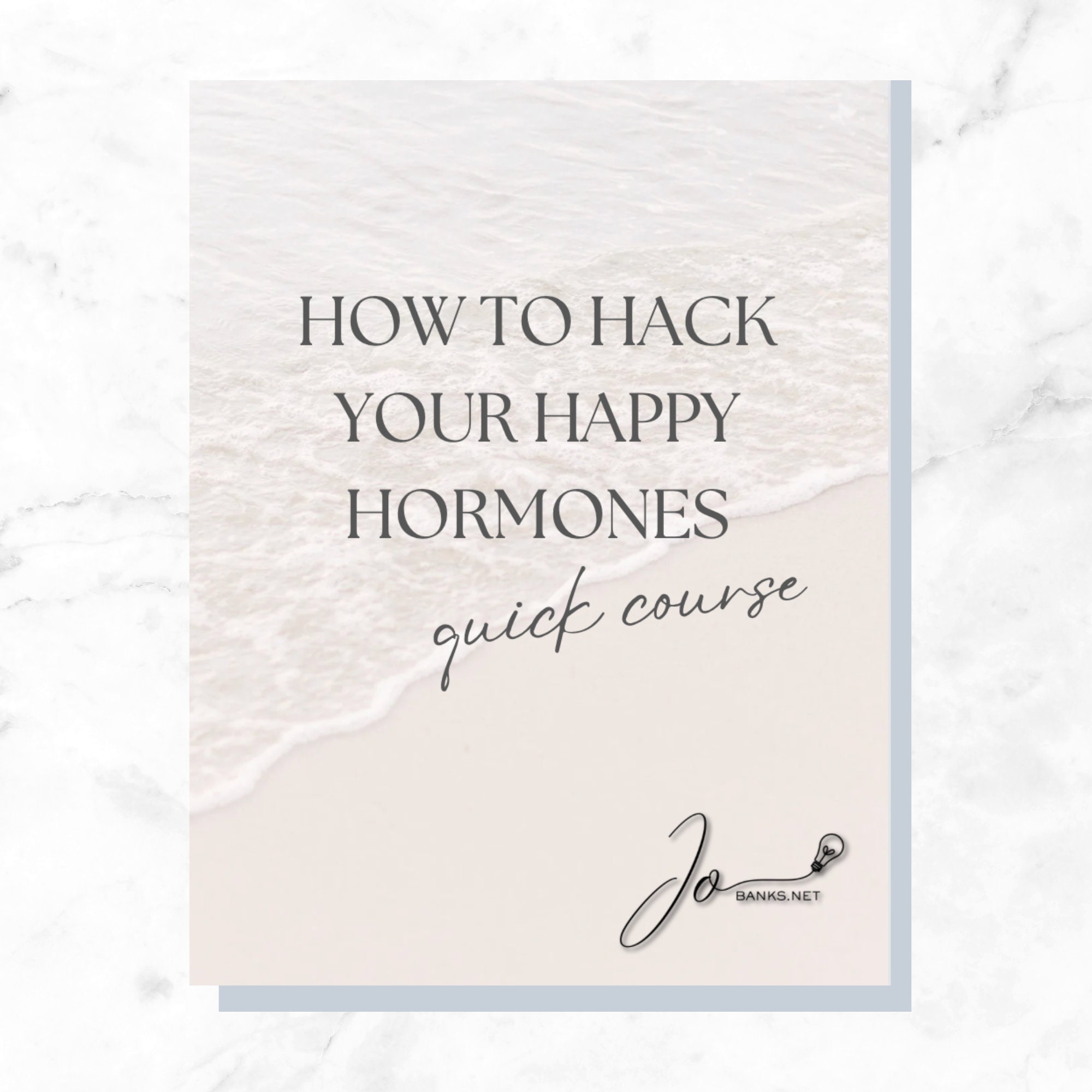 Hack Your Happy Hormones / Quick Course/ PDF / Printable / Downloadable ...