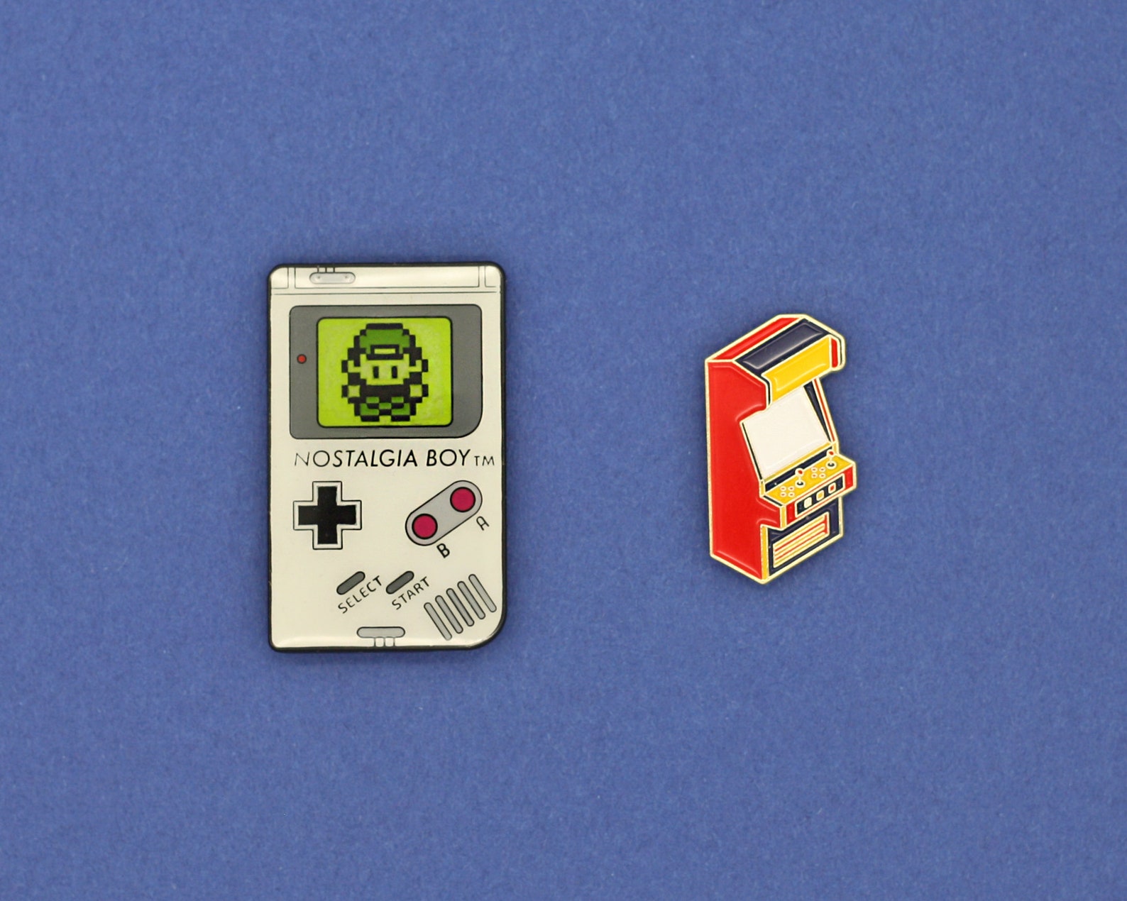 Retro Gaming Enamel Pin Badge Set Arcade Machine Video Games | Etsy UK