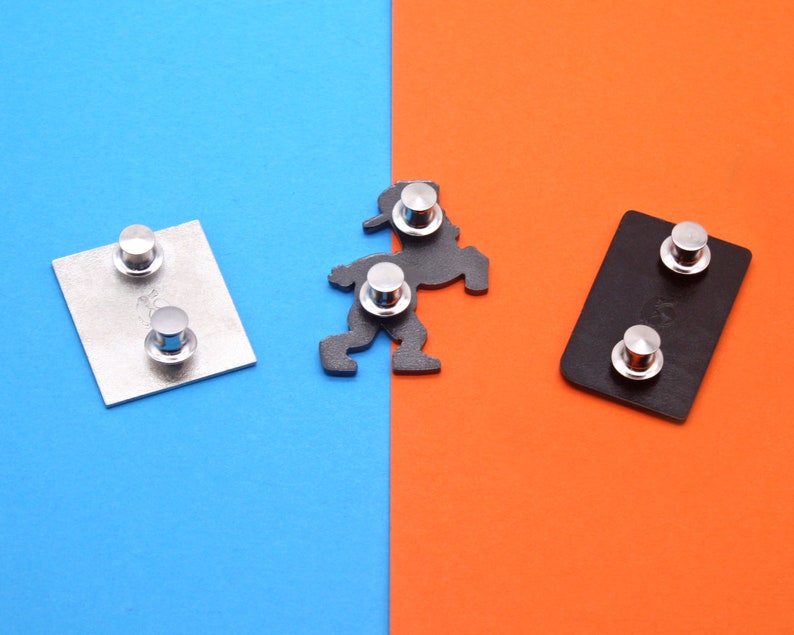 Silver Locking Pin Backs - Secure Pin Locks Set 3 5 10 Pcs - No Tools ...