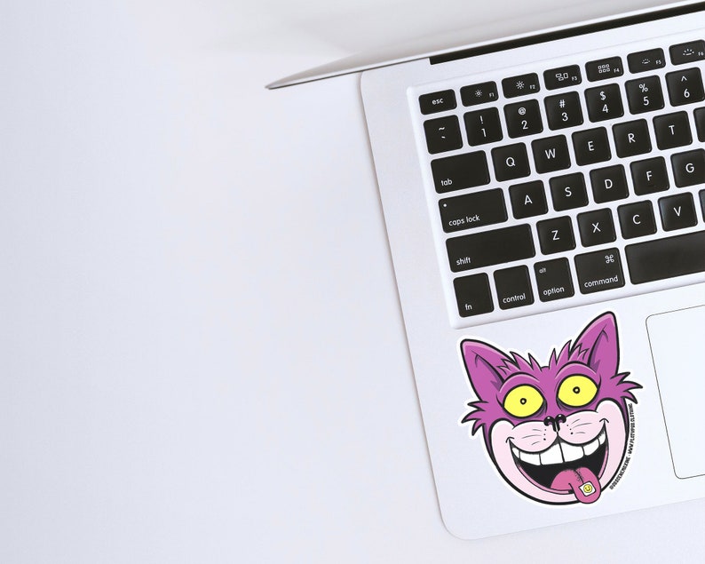 Acid Tab Cheshire Cat Vinyl Sticker Waterproof Decal | Etsy