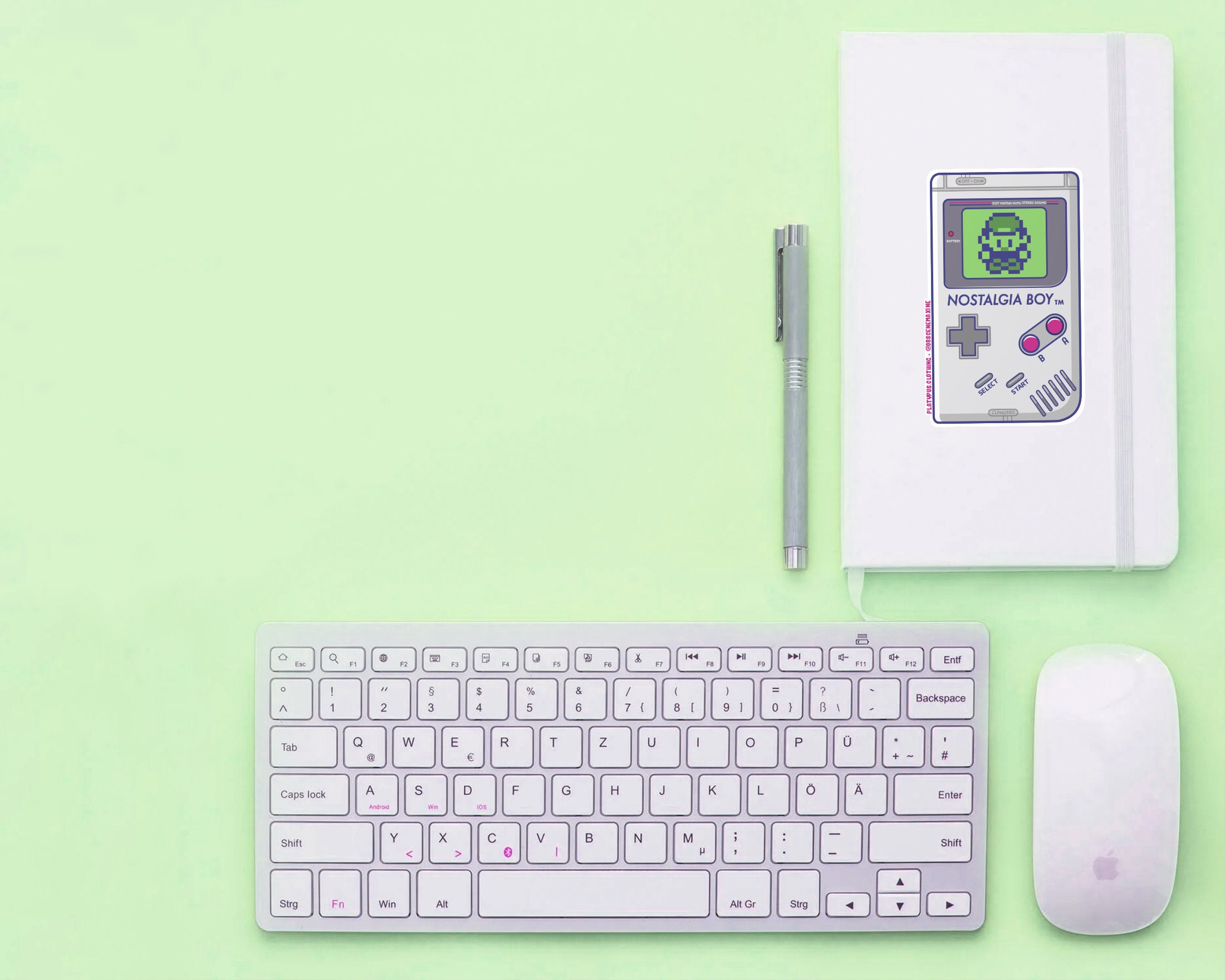Nostalgia Boy™ Vinyl Sticker - Retro Gaming Designer Gamer Game Boy ...