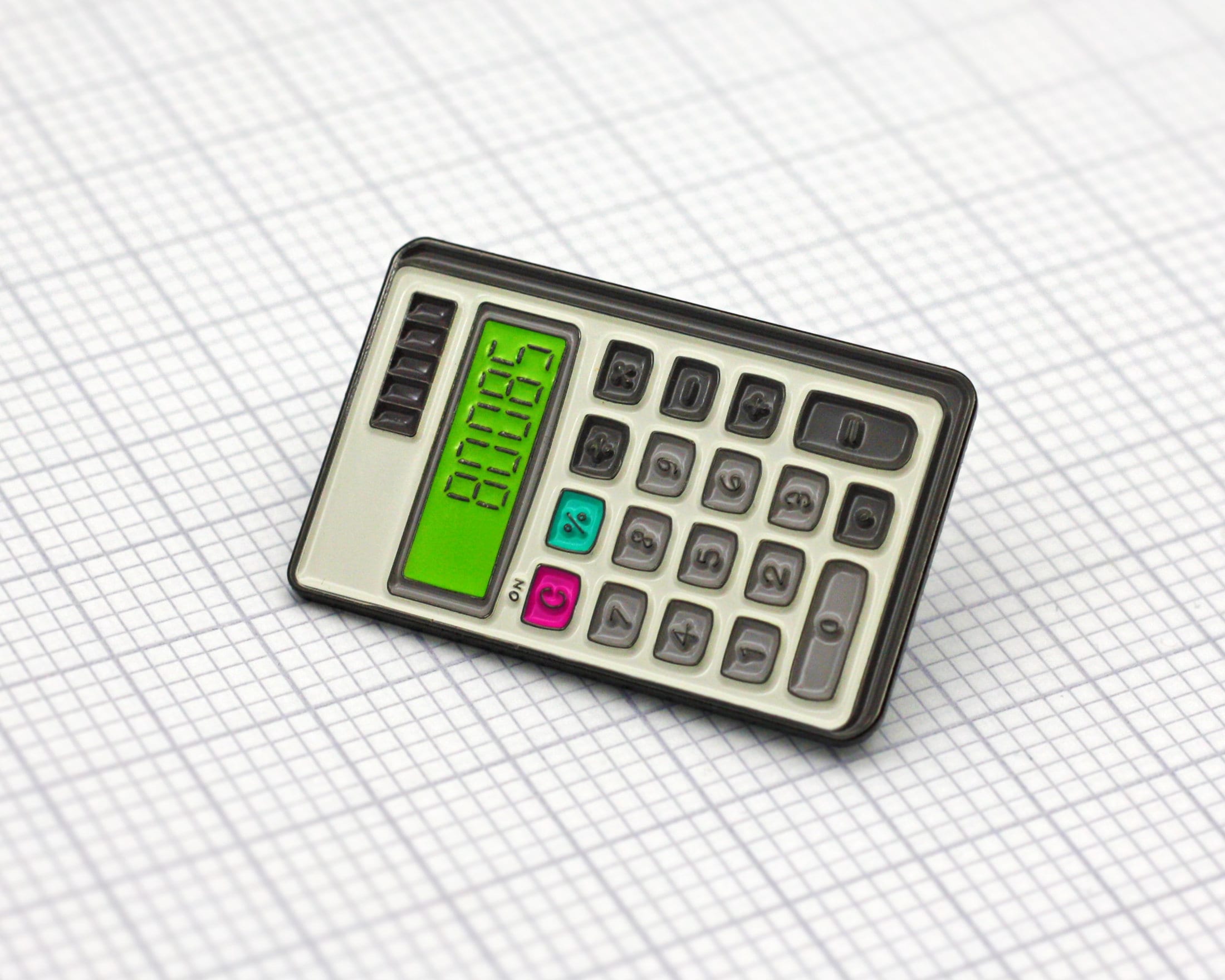 Boobs Calculator Glow in the Dark Enamel Pin 80085 - Etsy Ireland